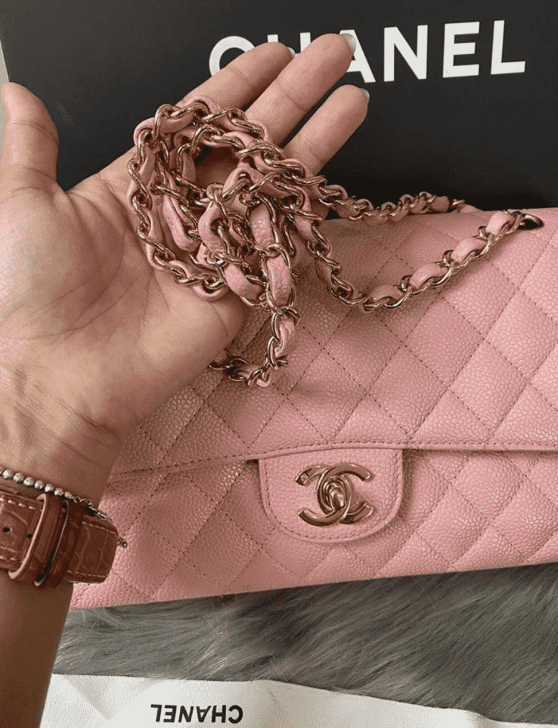 The Best Pink Chanel Bag? Comparison between the 22c Pink and Series 9 ...