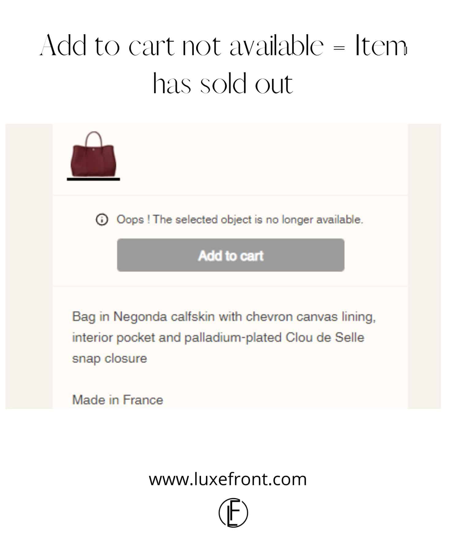 How To Buy A Hermes Bag Directly On Hermes’ Website – Luxe Front