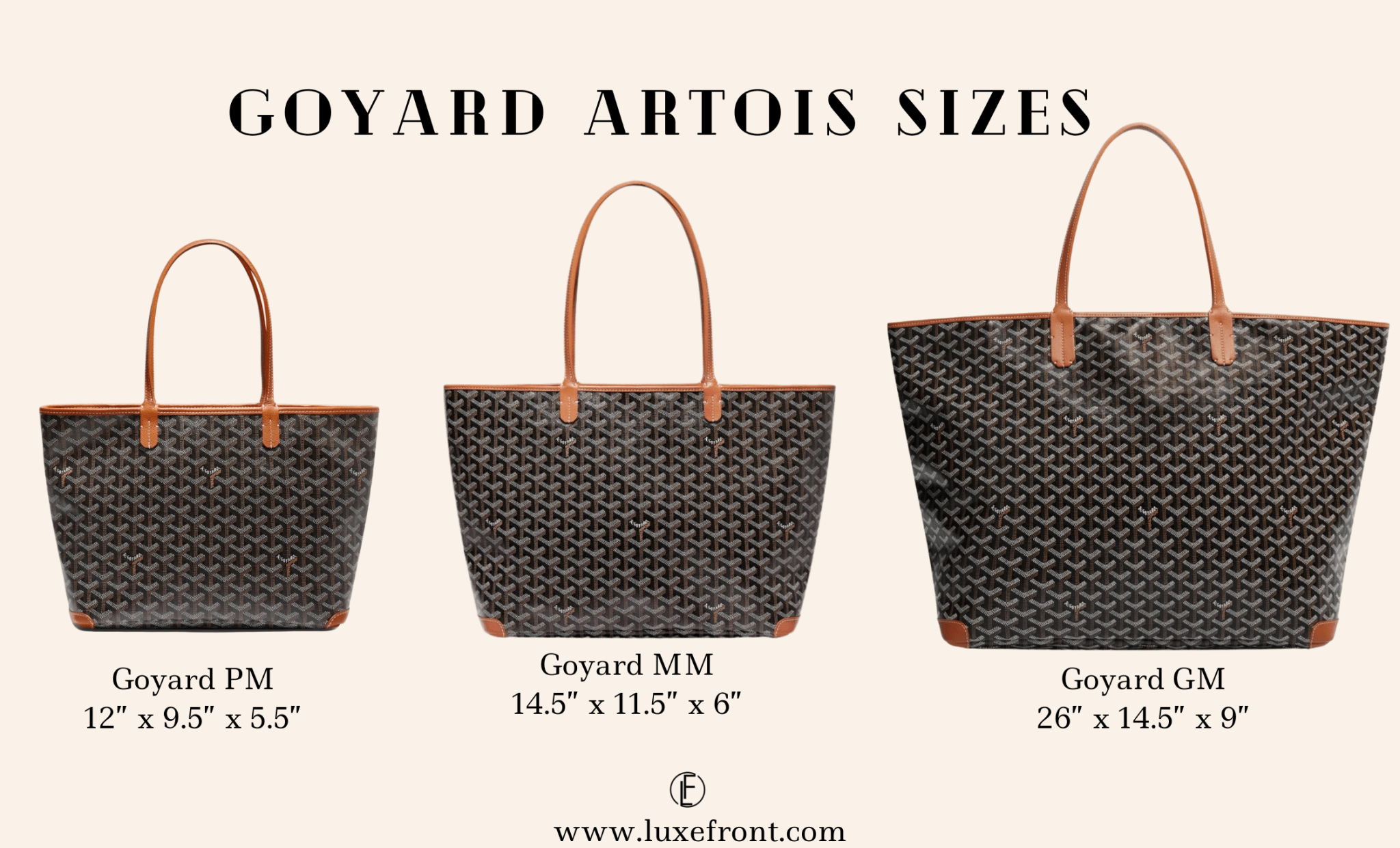 Goyard Artois (PM, MM & GM) – Complete Guide and Review 2024 – Luxe Front